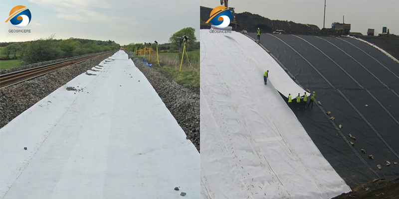 Nonwoven Polyester Permeable Geotextile Separation Fabric Manufacturer ...